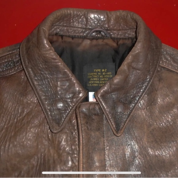 Avirex | Jackets & Coats | Avirex Type A2 Leather Bomber Flight Jacket Vintage | Poshmark